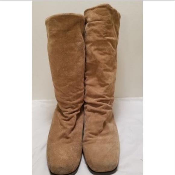 Markon | Shoes | Markon Womens Soft Suede Boots Size 1m Mid Calf | Poshmark